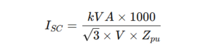 Transformer Fault Current Calculation Explained